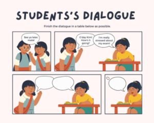 School dialogue For Students In English -Preparation